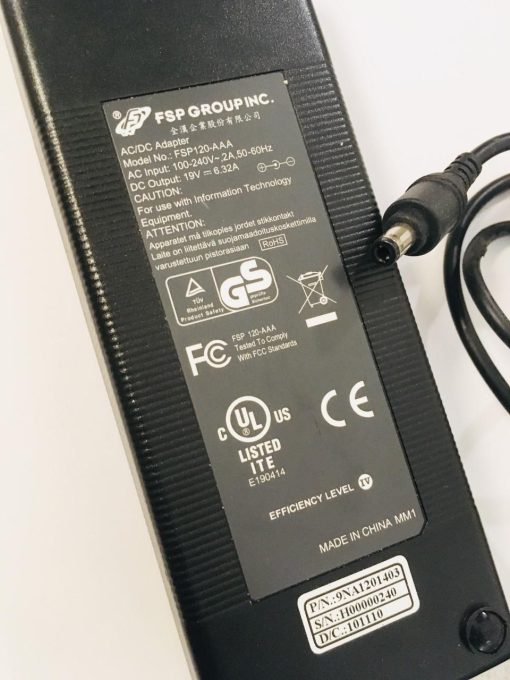 FSP GROUP INC, 19V 6.32A, FSP120-AAA, FSP120-AAB, FSP120-AAC, 5.5*2.1 ...